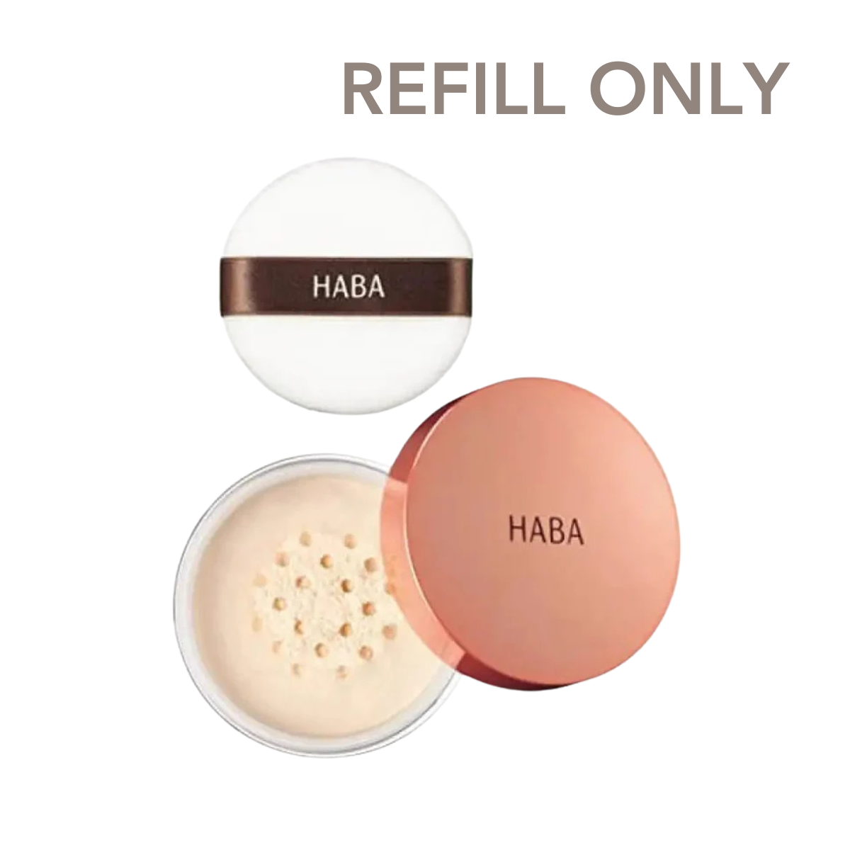 040904 AIRY TOUCH LOOSE POWDER #02 REFILL GLOW – HABA Singapore
